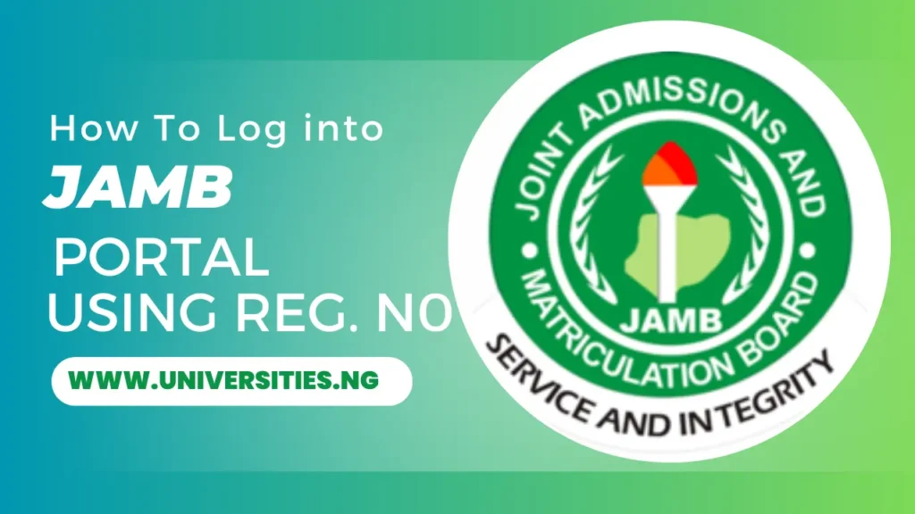 How To Login To JAMB Portal Using Your Registration Number - Nigeria ...
