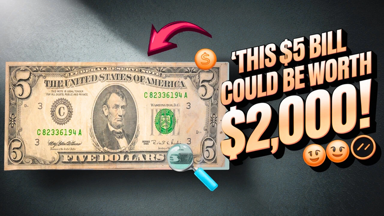 How to Identify the 1995 $5 Bill With Inverted Seal — And Turn It Into ...